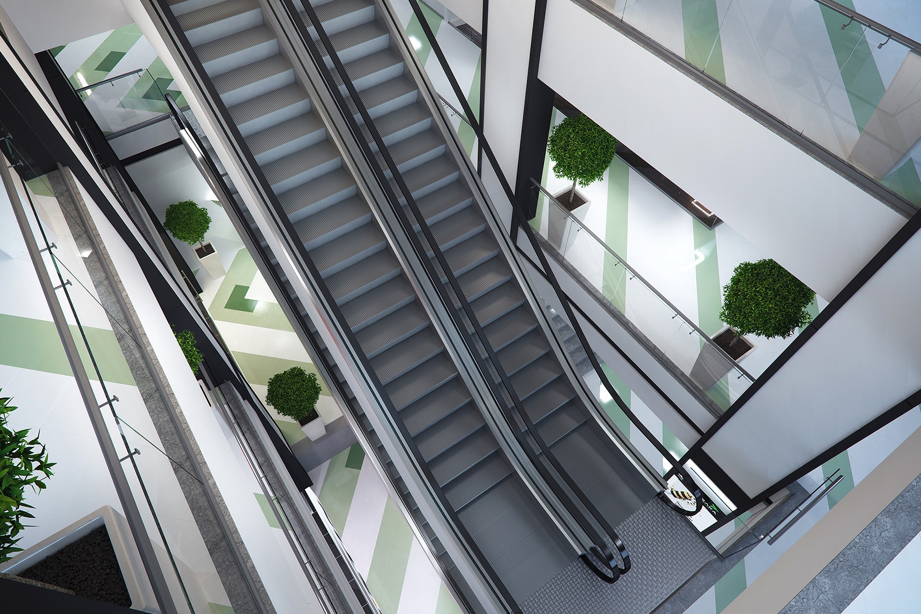 “Strelka” (Arrow) Shopping Center — Studio «ZELYONI»